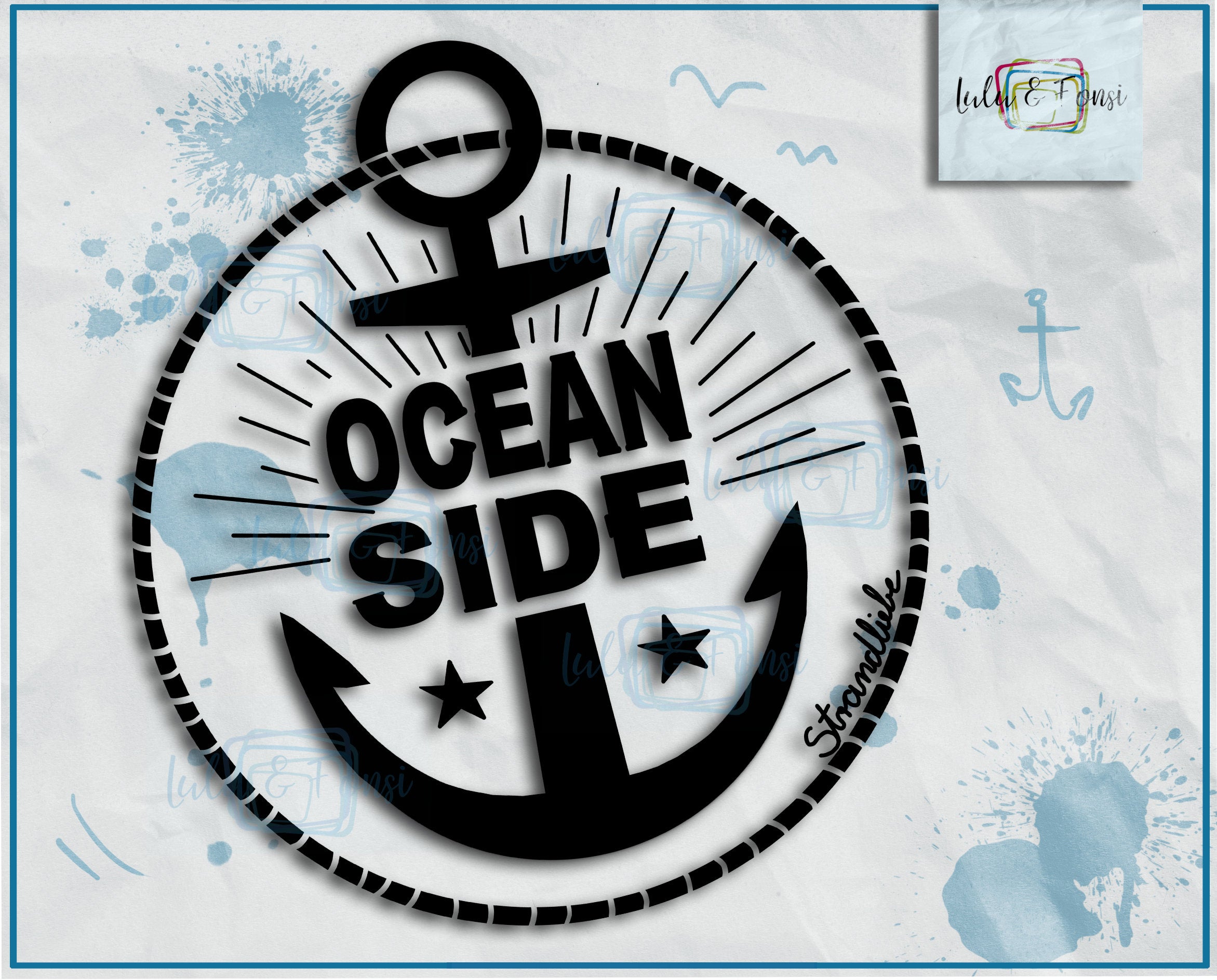 Plotterdatei "Anker" – Lulu und Fonsi